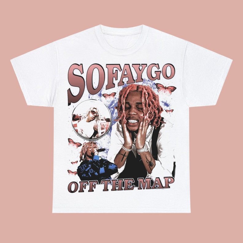 Vintage 90s Sofaygo Tshirt, Bootleg Sofaygo off the Map Vintage Style Graphic Hip Hop T-shirt ...