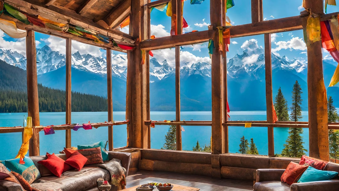 Cozy Virtual Backgrounds Waterfront Lakeview Oceanside Beach Office ...