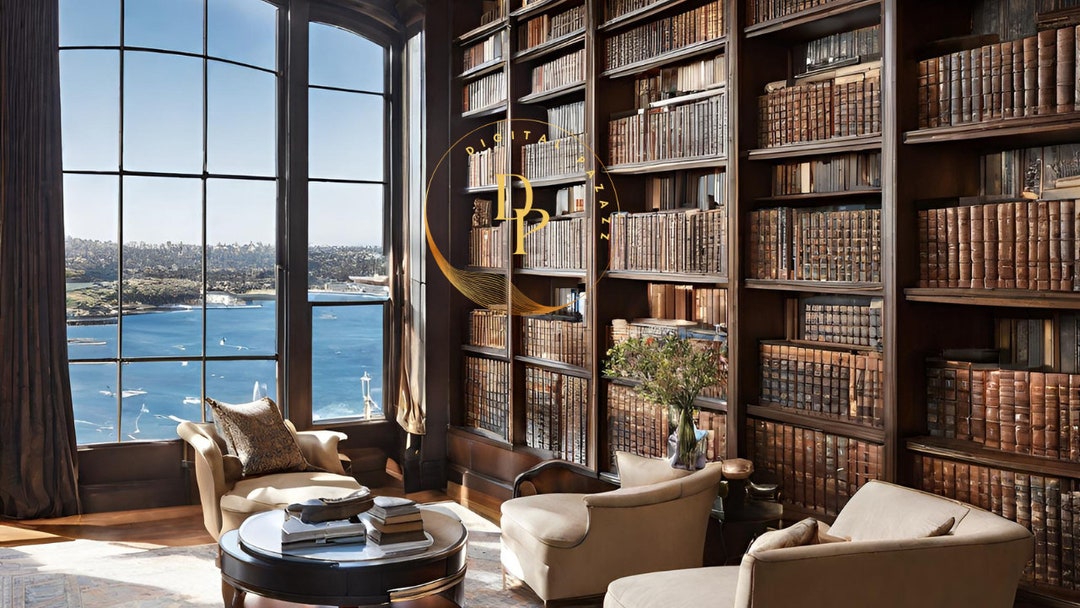 Library Virtual Backgrounds Law Office Lawyer/ Office Meeting Backdrops ...