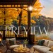 Fall Zoom Background Autumn Virtual Backdrop Cozy Foliage Scene Harvest ...