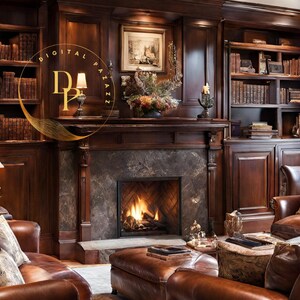 Library Virtual Backgrounds Law Office Lawyer/ Office Meeting Backdrops ...