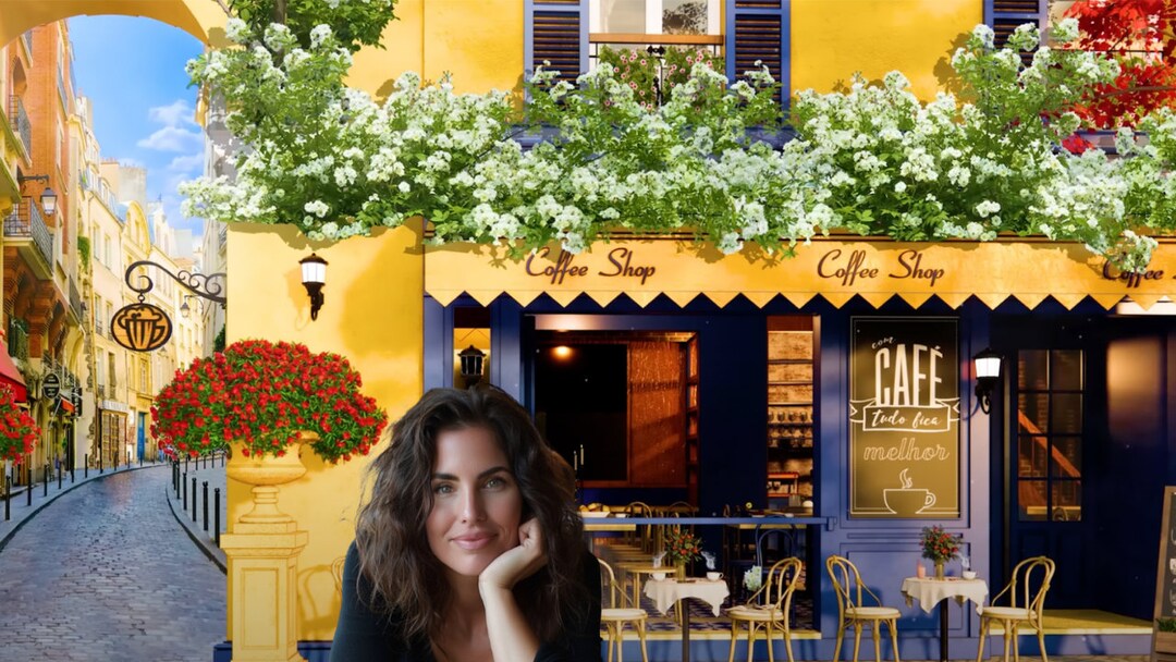 Spring Summer Morning Digital Blossom Flowers Zoom Background Home ...