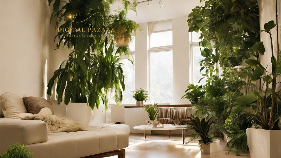 Plant Virtual Backgrounds / Office Meeting Backdrops for Zoom ...