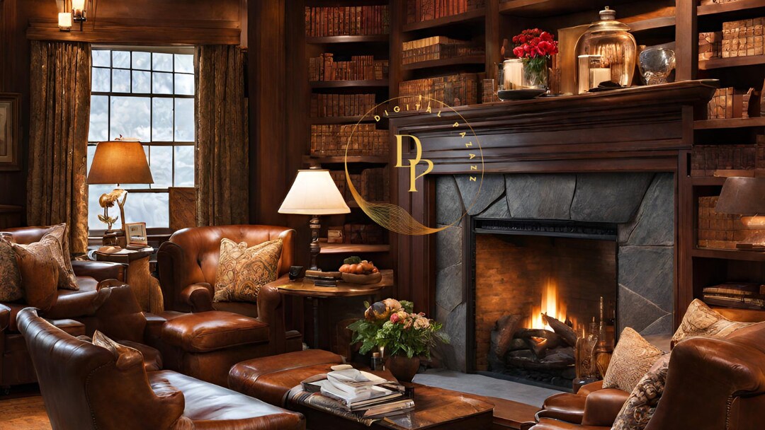 Library Virtual Backgrounds Law Office Lawyer/ Office Meeting Backdrops ...