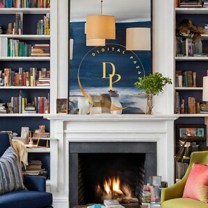 Library Virtual Backgrounds Law Office Lawyer/ Office Meeting Backdrops ...