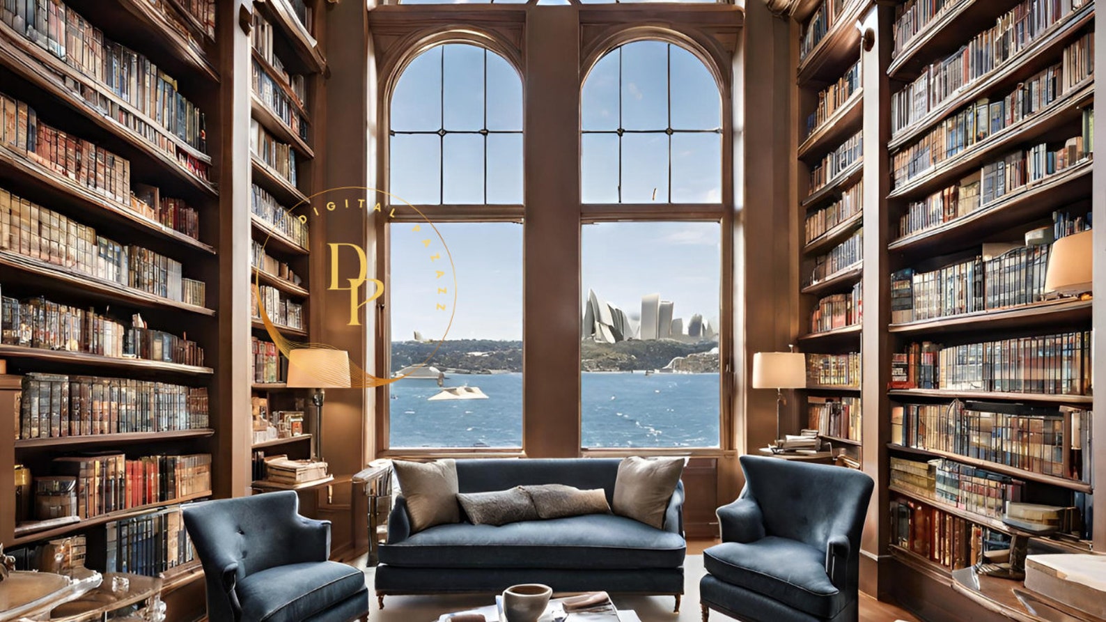 Library Virtual Backgrounds Law Office Lawyer/ Office Meeting Backdrops ...