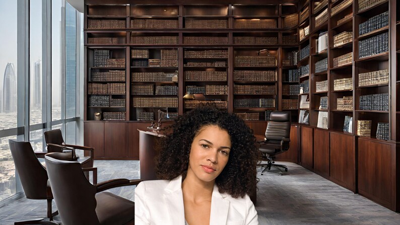 Library Virtual Backgrounds Lawyer / Law Office Meeting Backdrops for ...