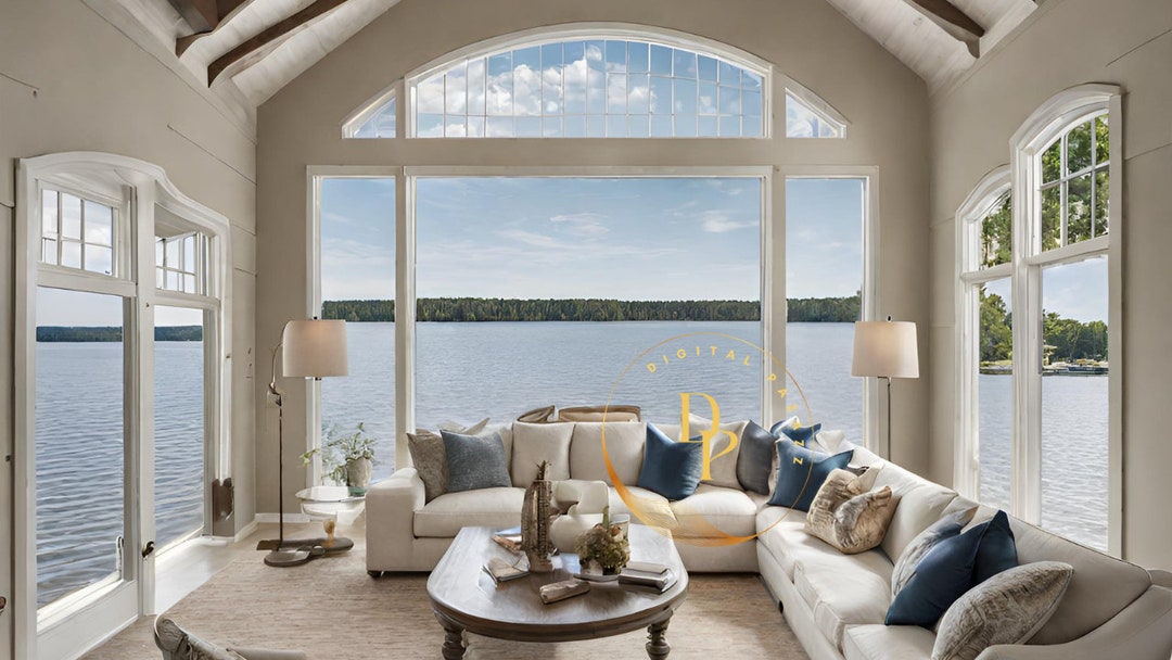 Cozy Virtual Backgrounds Waterfront Lakeview Oceanside Beach Office ...