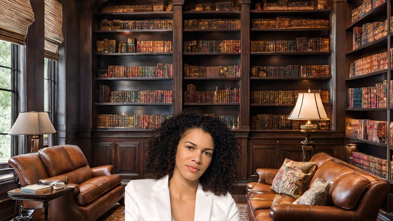 Library Virtual Backgrounds Lawyer / Law Office Leagal Office Meeting ...