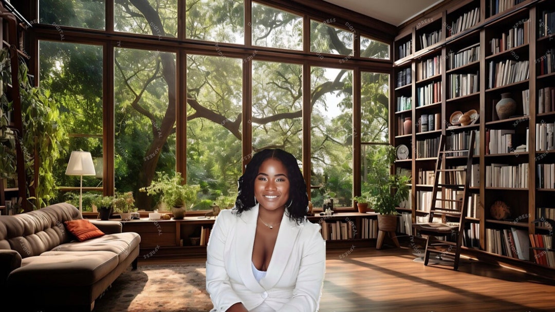 Library Virtual Backgrounds Lawyer Professional / Law Office Meeting ...