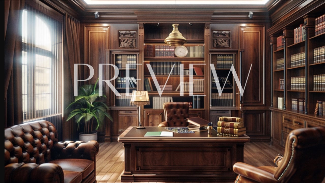 Library Virtual Backgrounds Lawyer/ Law Office Meeting Backdrops for ...