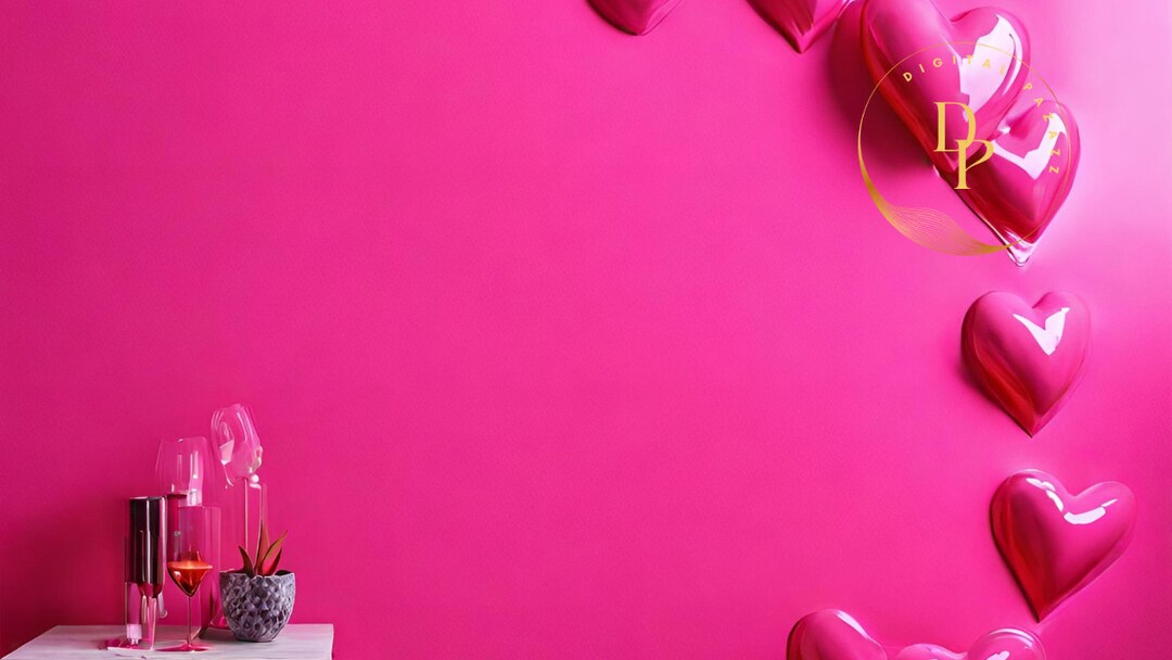 Valentine's Day Virtual Backgrounds / Office Meeting Backdrops for Zoom ...