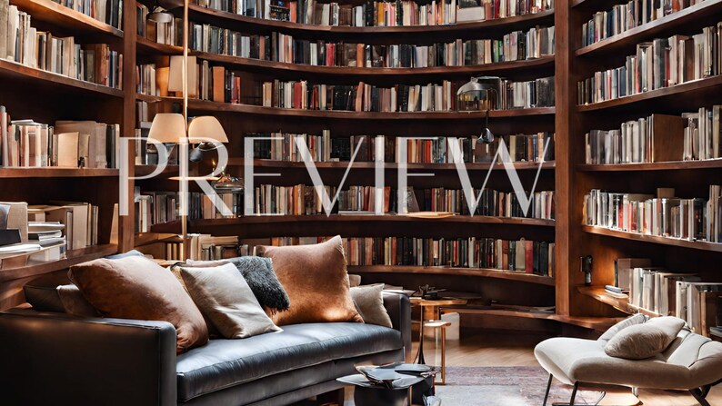 Library Virtual Backgrounds Law / Office Meeting Backdrops for Zoom ...