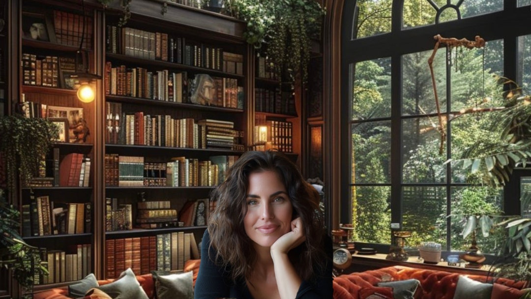 Library Virtual Backgrounds Plants Nature Lawyer/ Law Office Meeting ...