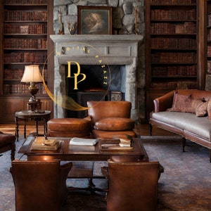 Library Virtual Backgrounds Law Office Lawyer/ Office Meeting Backdrops ...