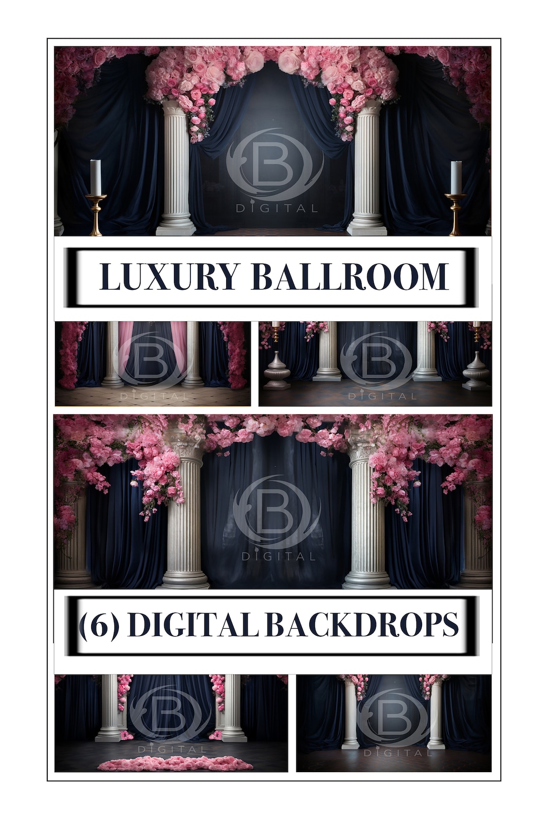 Luxury, Formal, Ballroom, Wedding, Floral, Exquisite, - Etsy