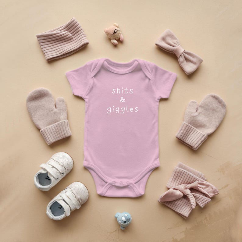 Sh*ts & Giggles Baby Onesie - Newborn Gift, Soft Cotton - Etsy