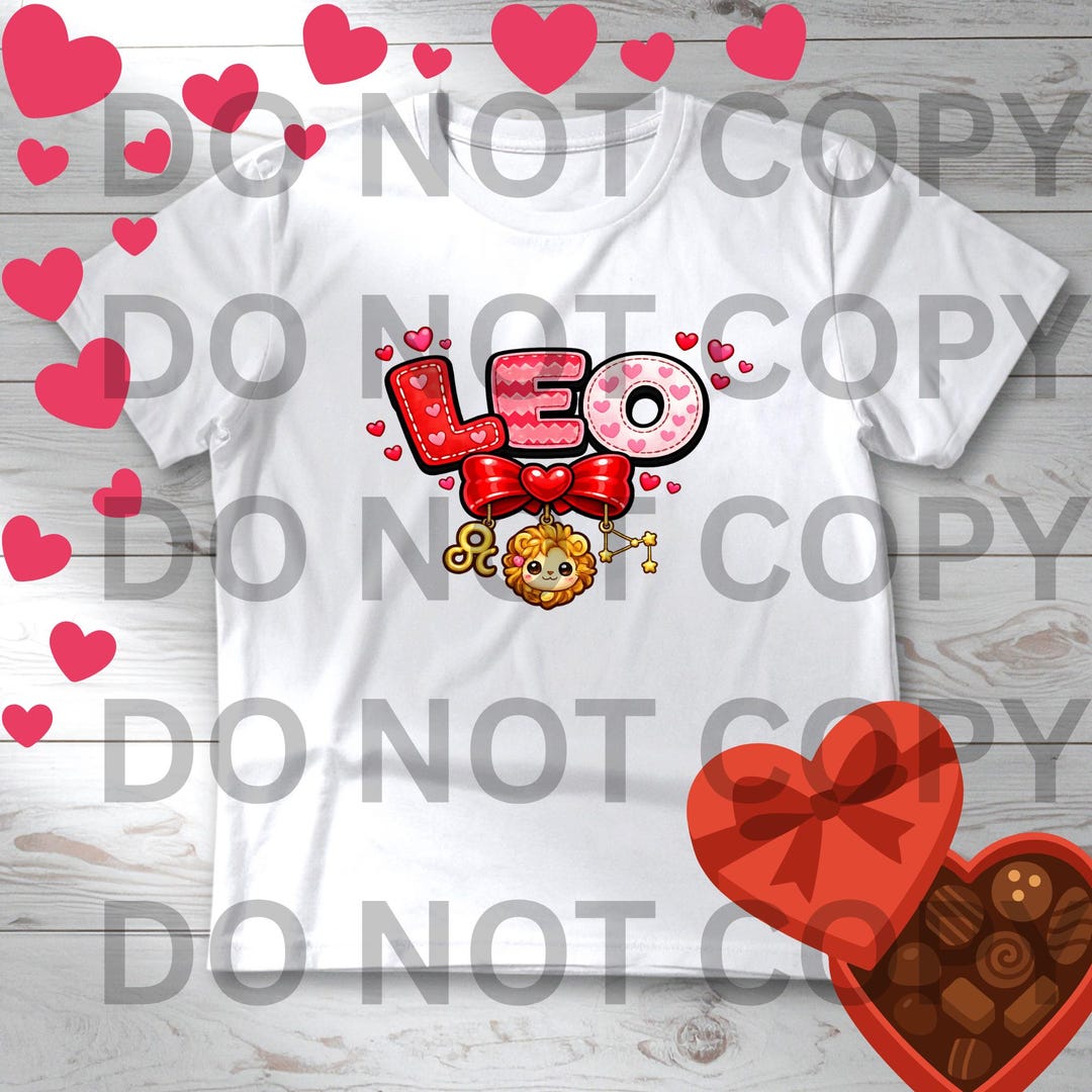 Leo Valentine Digital File - Etsy