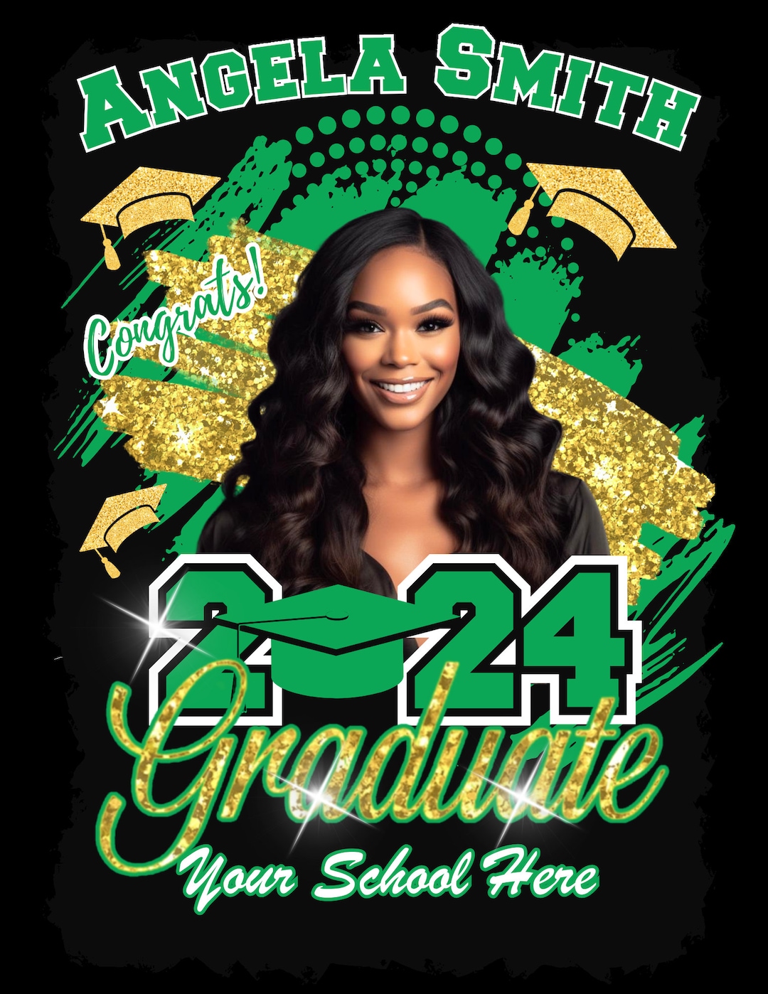 Editable Graduation Canva Template - Etsy