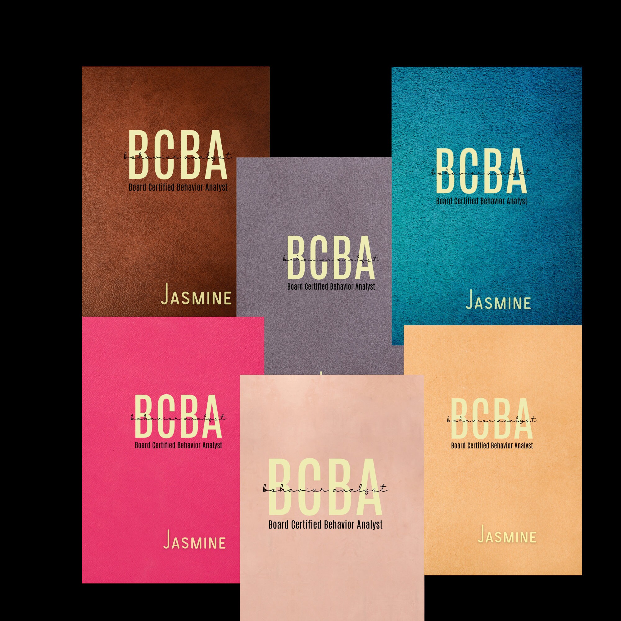 Custom BCBA Notebook Journal, Personalized Notebook for ABA Therapist ...