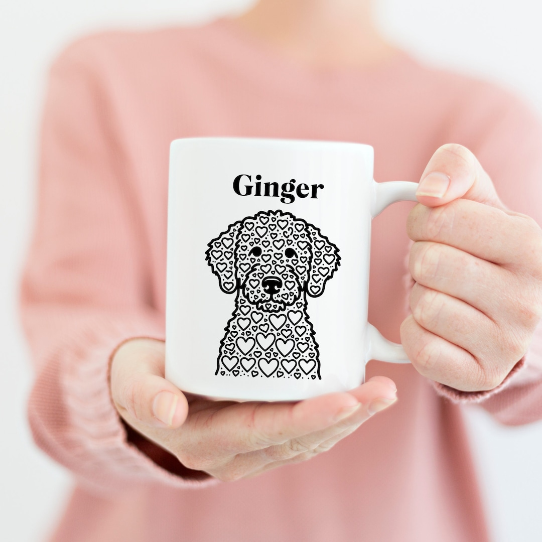 Custom Golden Doodle Mug, Golden Doodle Gift, Personalized Golden ...