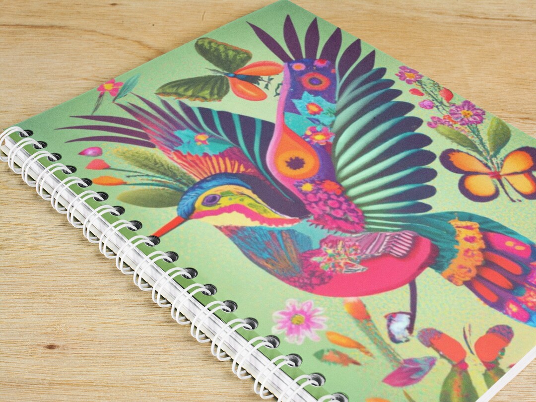 Alebrije Hummingbird Notebook, Mexican Folk Art Designs, Bird Journal ...