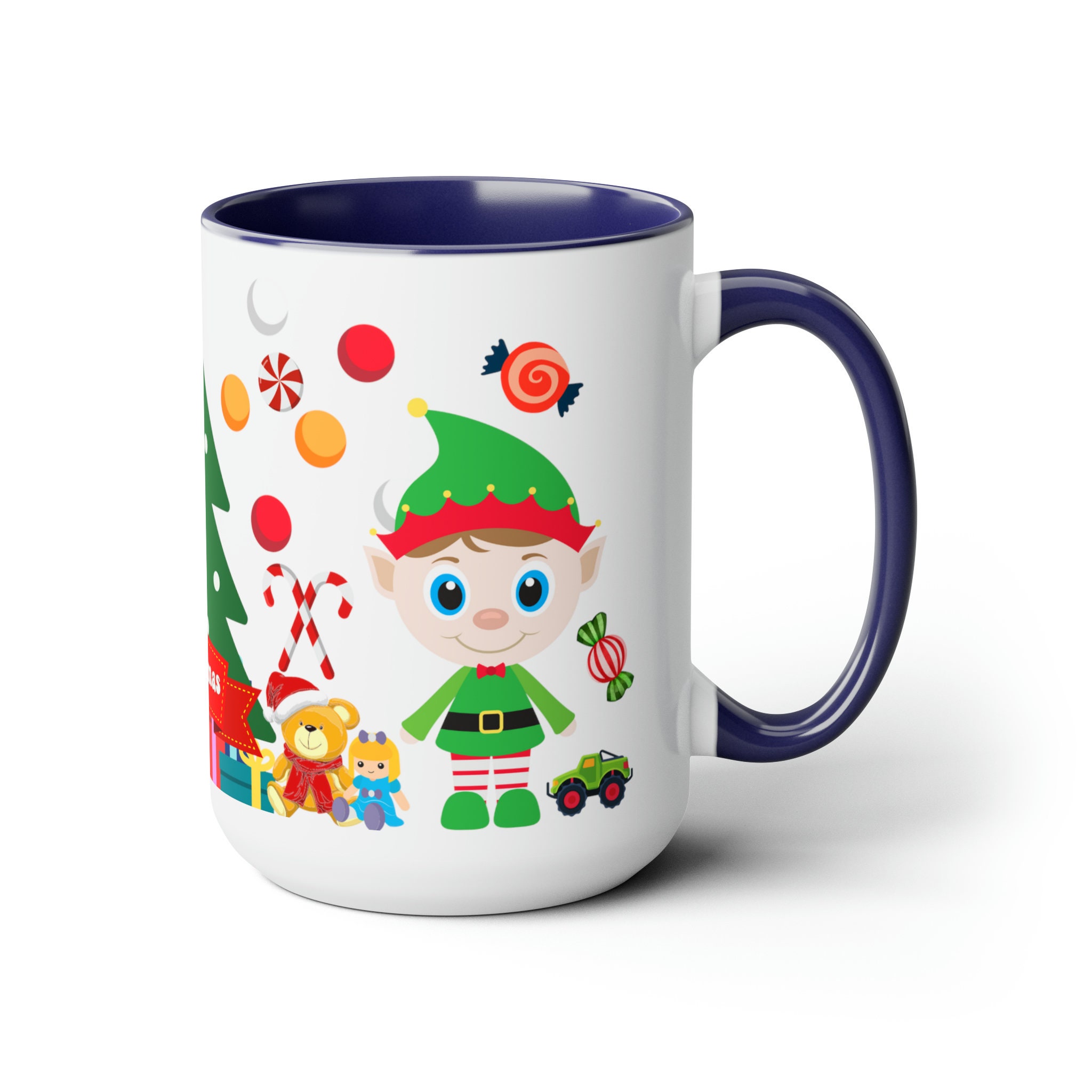 Christmas Elves Mug, Christmas Mug, Elf Mug, Santa Elf Mug, Holiday Mug ...