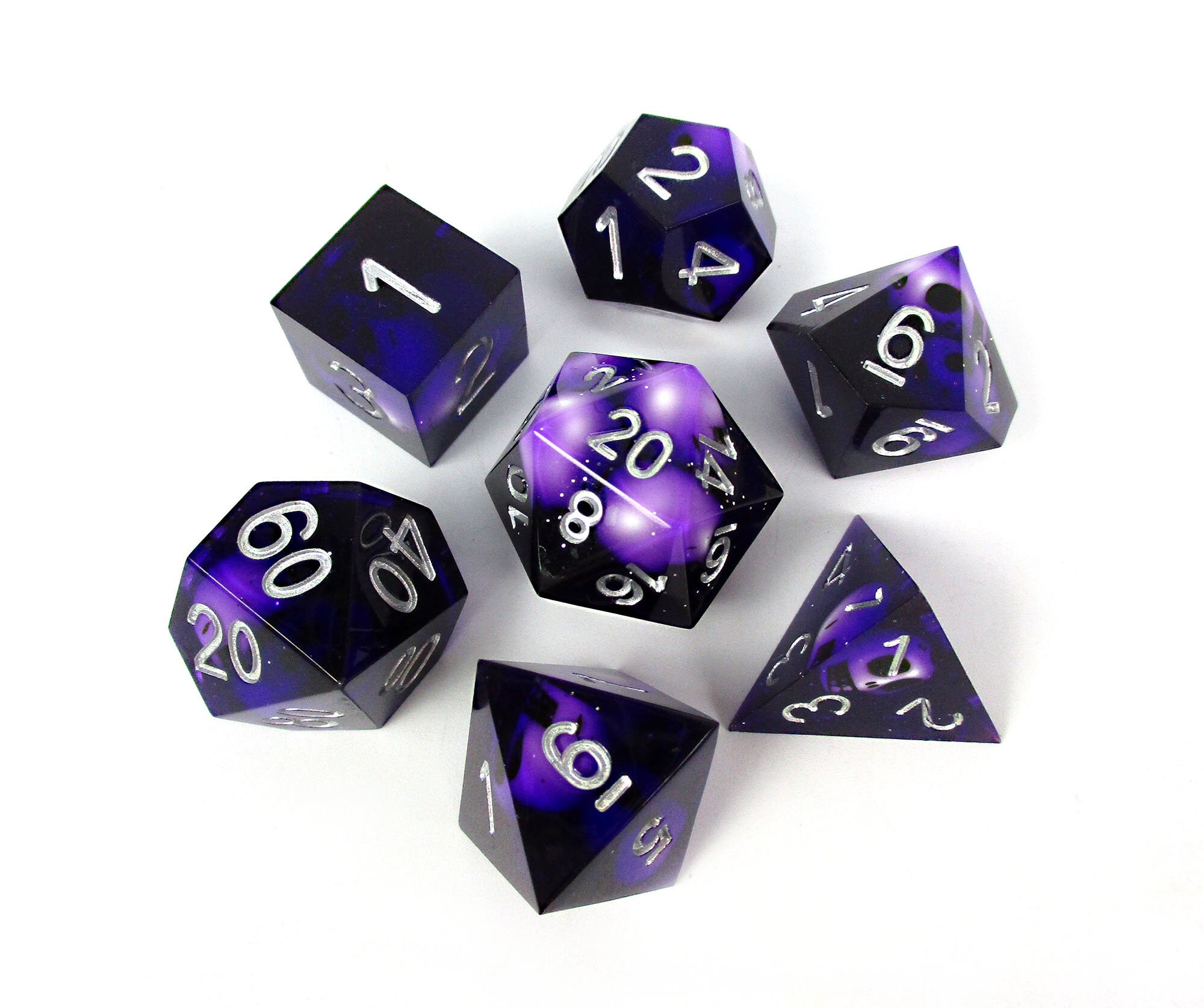 Necromancer Conquest Sharp Edge Dice Set - Etsy