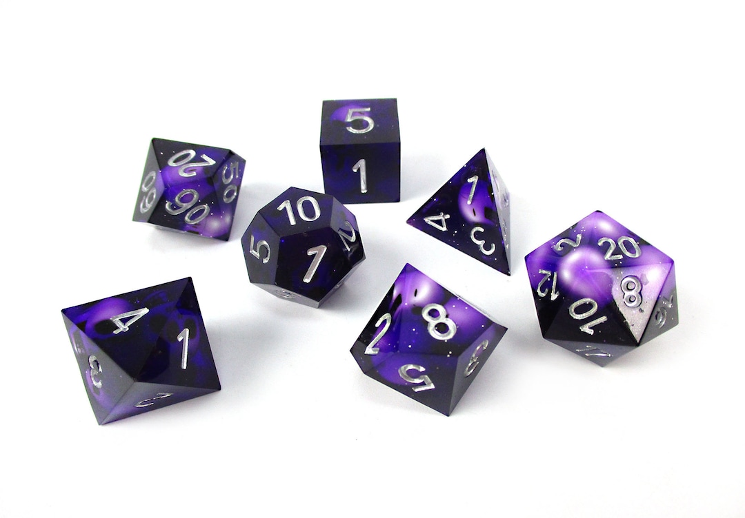 Necromancer Conquest Sharp Edge Dice Set - Etsy