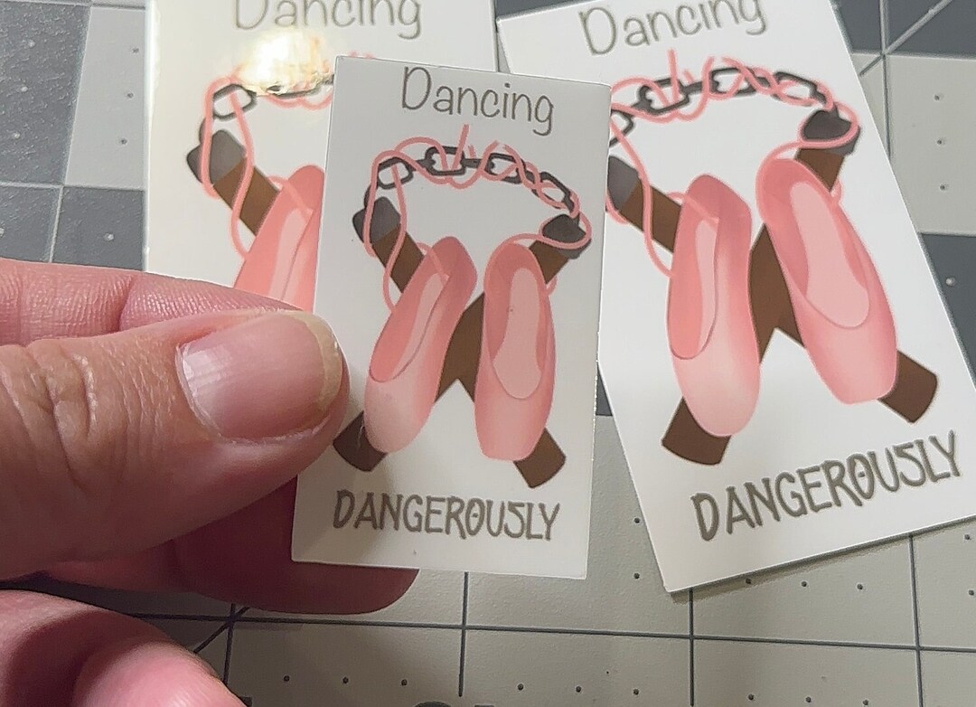 Dancing Dangerously Sticker | Dancing Sticker - Etsy