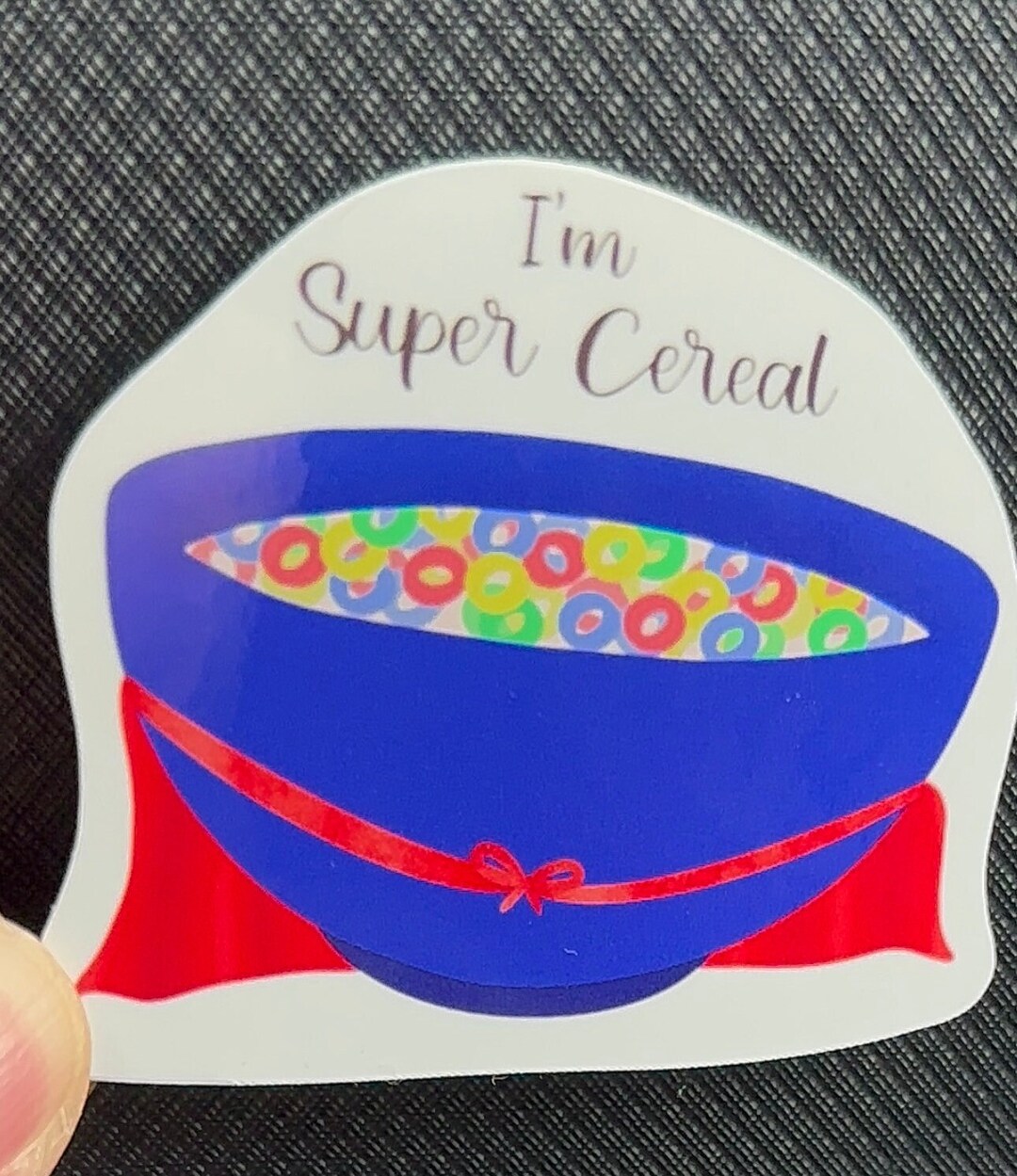 Super Cereal Sticker | Super Sticker |cereal Sticker - Etsy