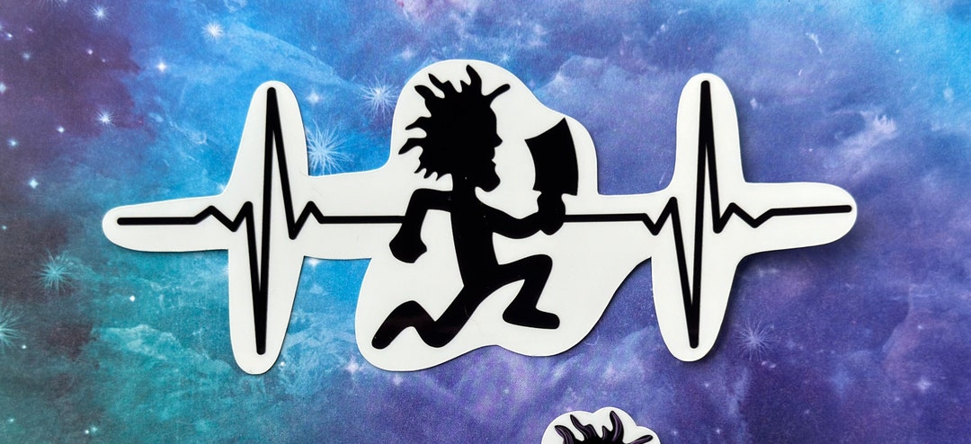 Juggalo Ghost Sticker | Clown Ghost Sticker| Down With Clown Ghost ...