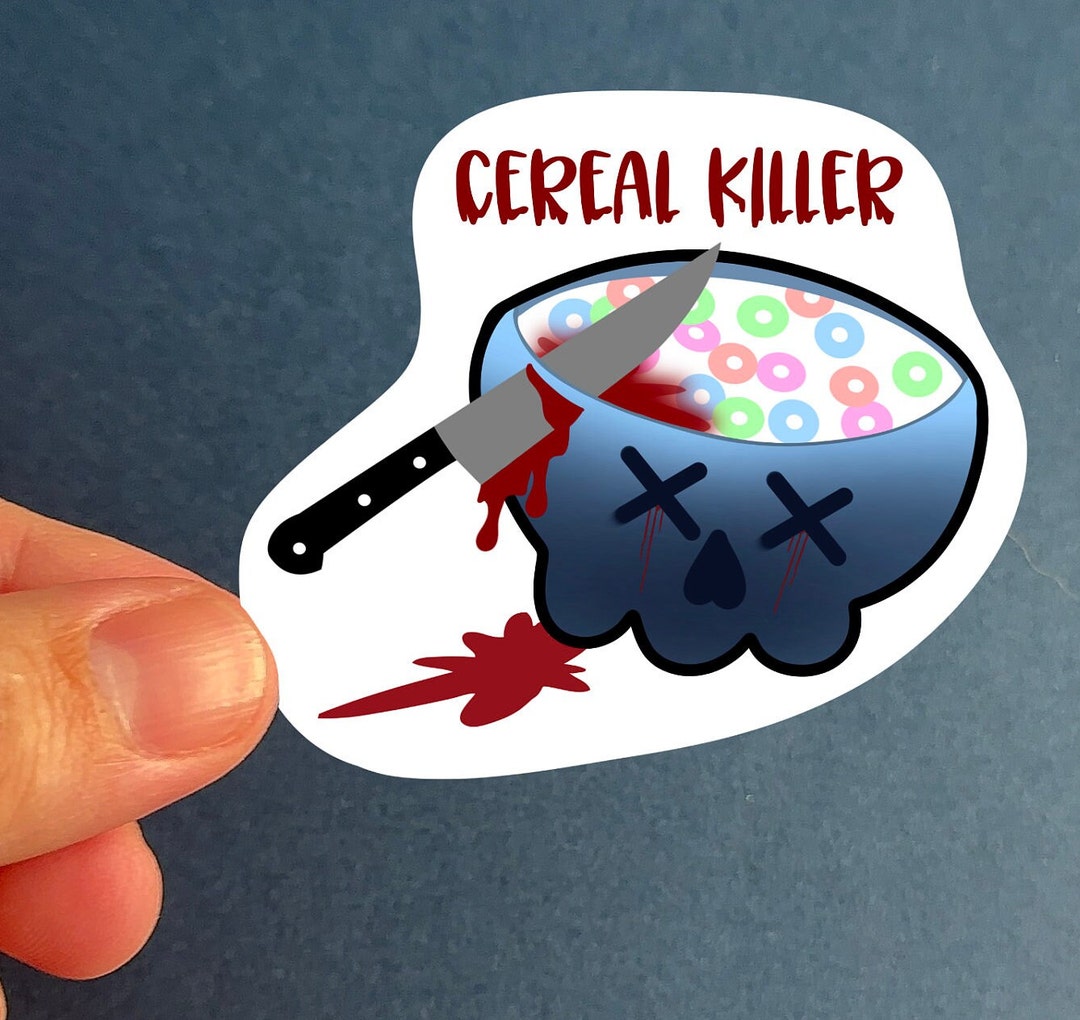 Cereal Killer Sticker Cereal Sticker Sticker Killer Sticker Serial ...