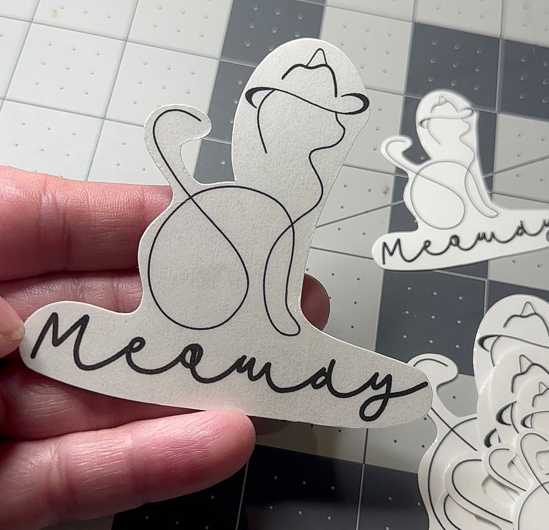 Meowdy Cat Sticker | Cat Sticker - Etsy