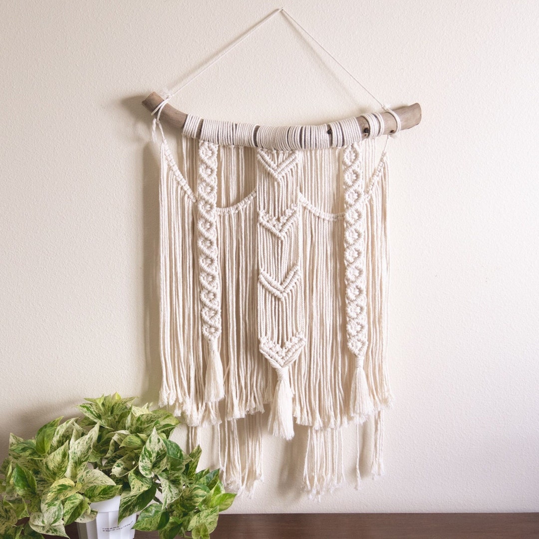 Large Bohemian Handmade Macrame Wall Hanging - Etsy