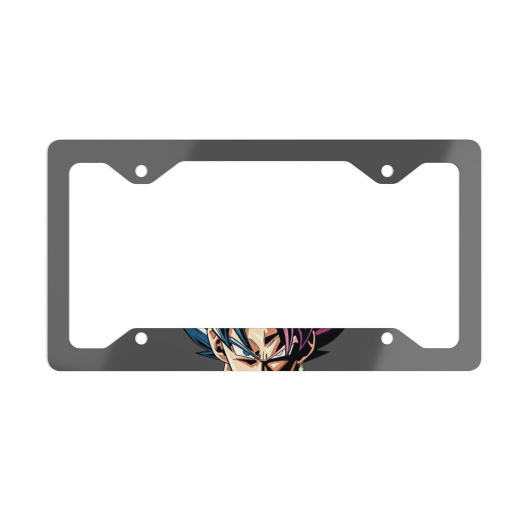 Goku Black License Plate Frames Dragon Ball Z License Plate - Etsy ...