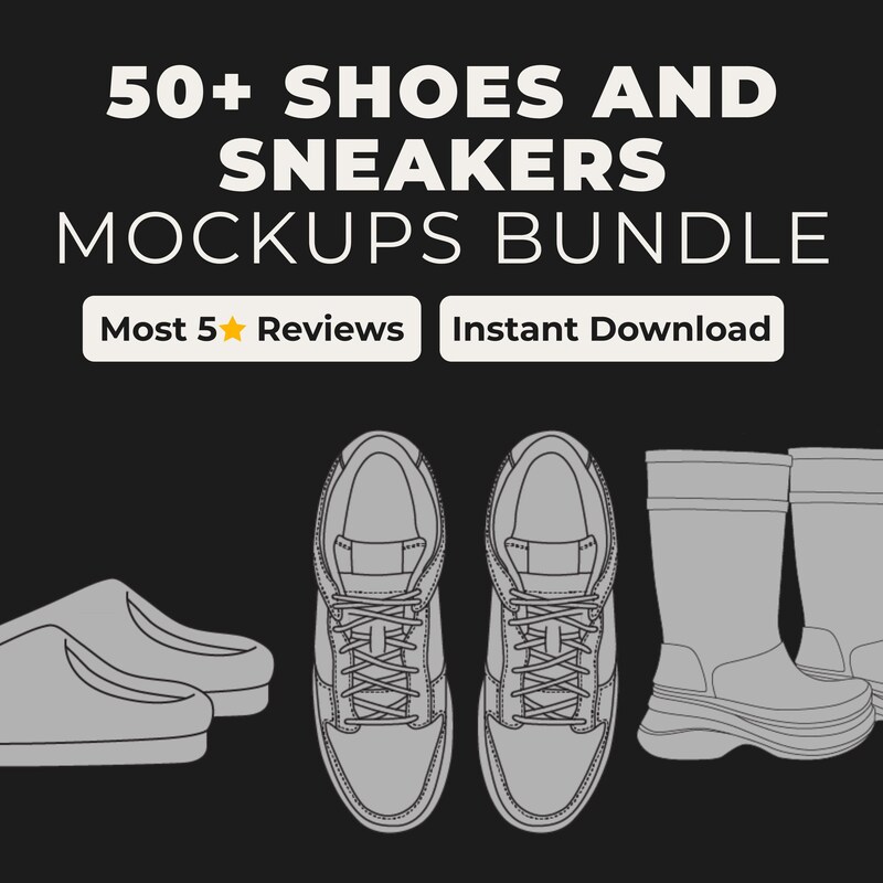 Clothing Mockups Shoes - Etsy