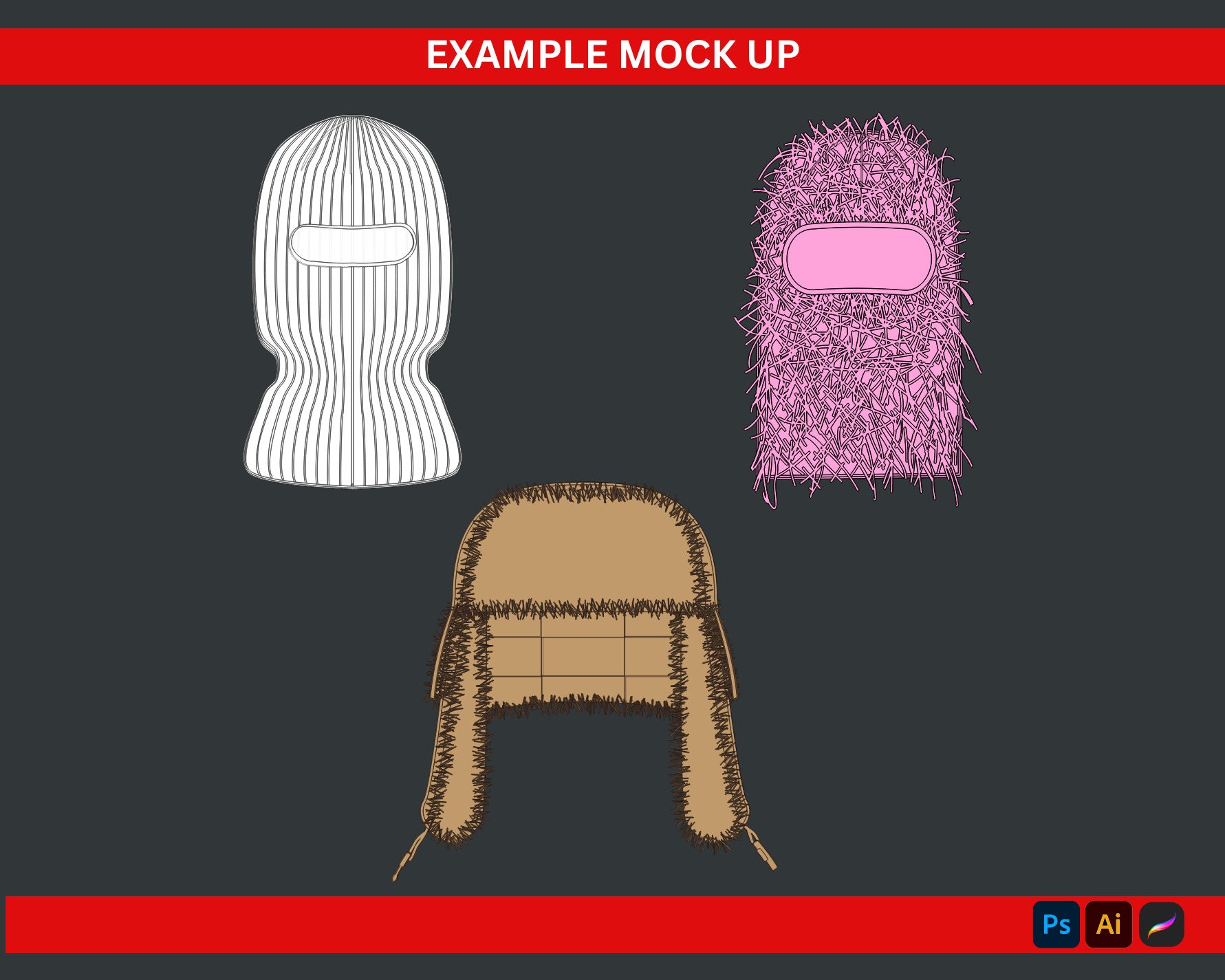 Full Store Streetwear Vector Mock Up Pack Including Custom Pockets