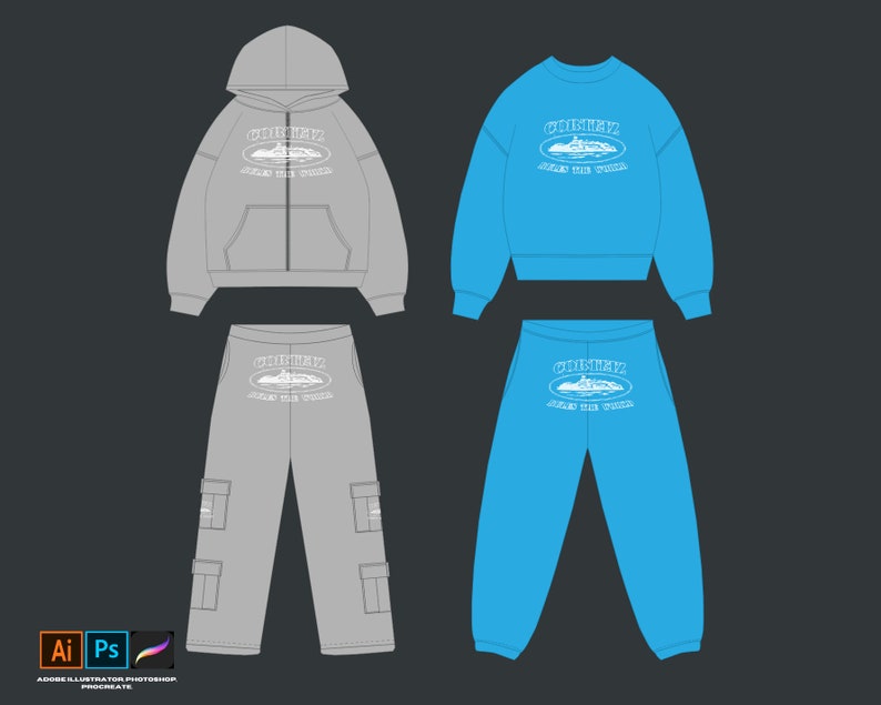 Clothing Brand Mock up Pack Including Hoodie, T Shirts, Jorts, Hats and ...