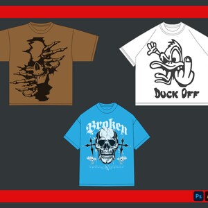 Full Store Streetwear Vector Mock up Pack, Including Custom Pockets ...