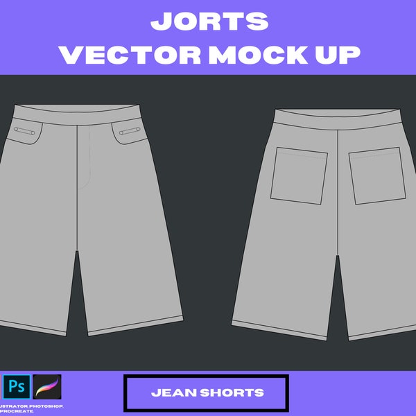 Jorts Mockup - Etsy