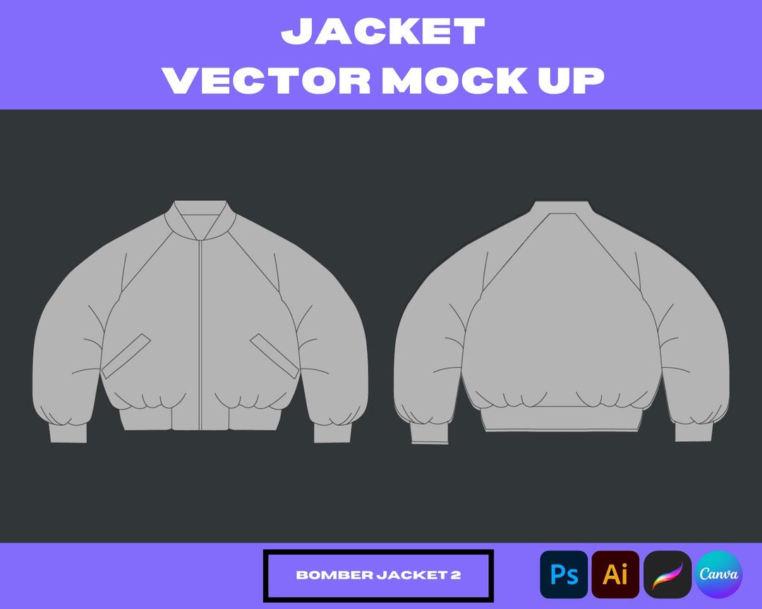 Men's Bomber Jacket Mock-up | Customizable Apparel Template for Clothing Brands | Realistic ...
