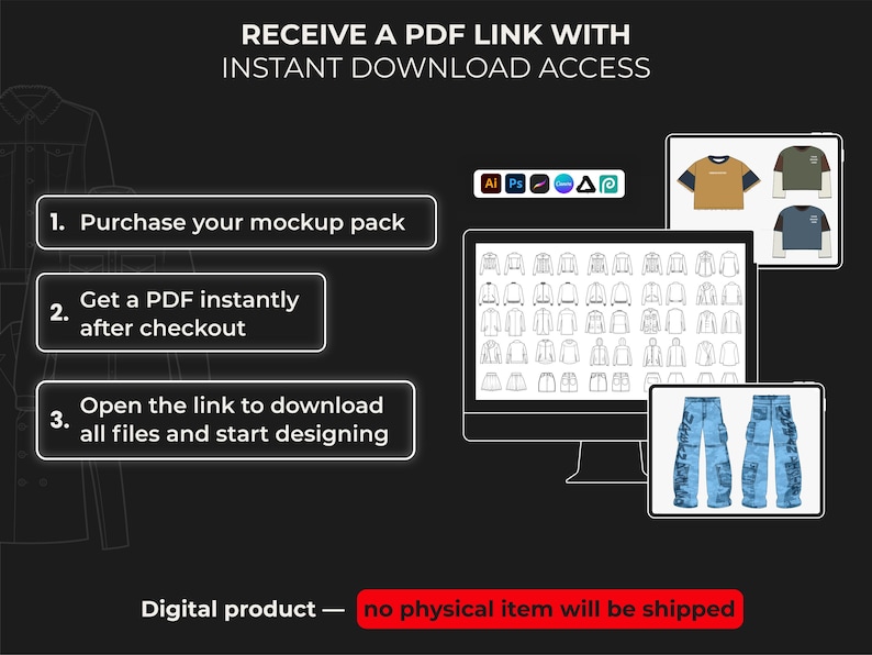 600+ Clothing Mockups Bundle: Apparel, Accessories, & More - AI, PS ...