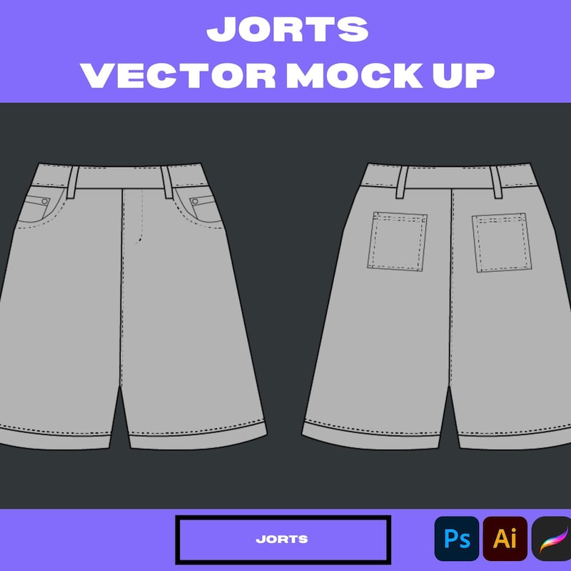 Jorts Mockup - Etsy