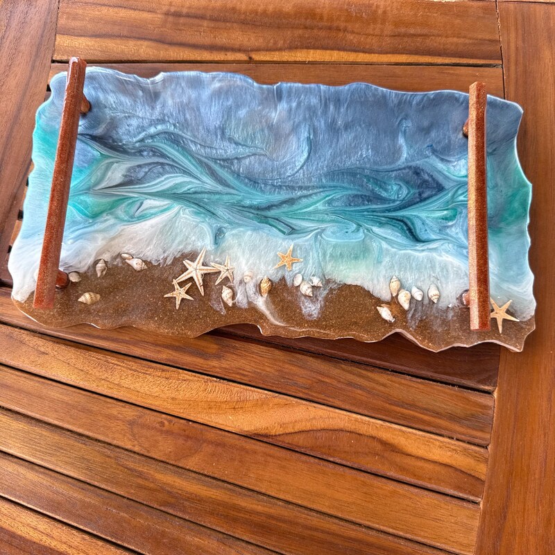 Beach Tray Decor - Etsy