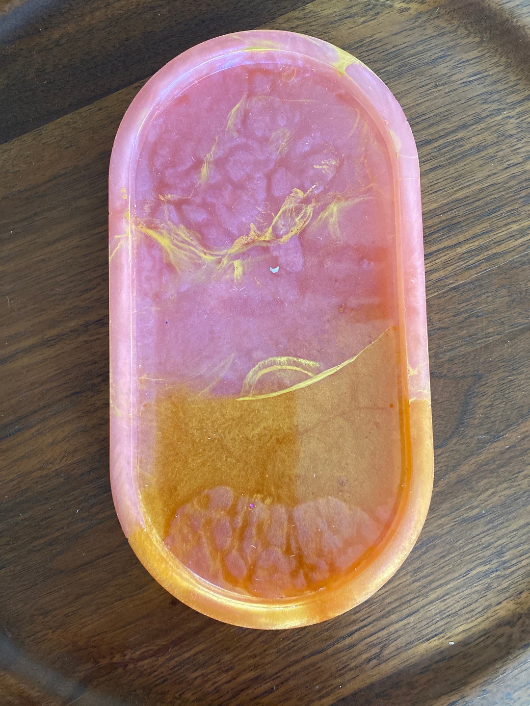 Cute Stylish Fun Trinket Dish Whimsical Trendy Resin Trinket Pink ...