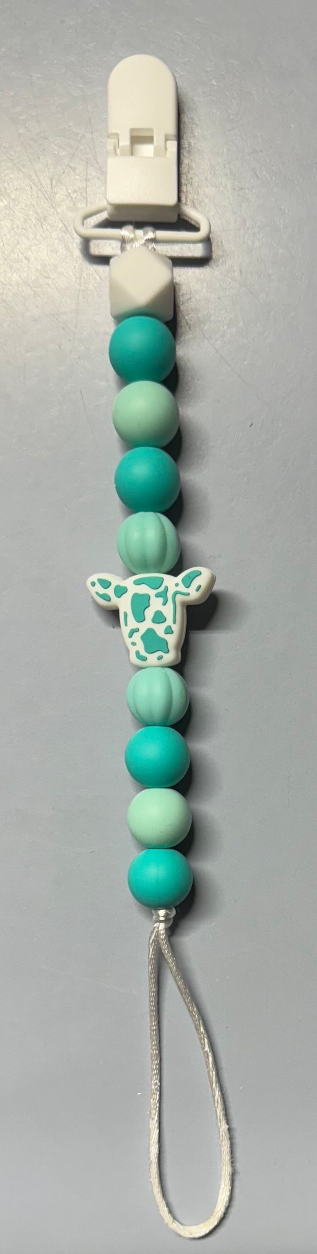 Cow Pacifier Paci Clip Holder - Etsy