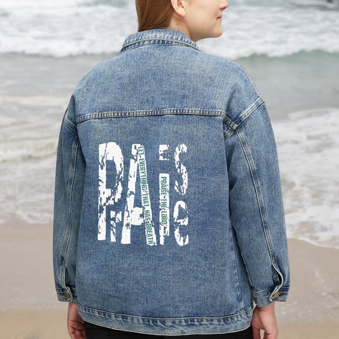 Christian Women's Denim Jacket Christian Attire for Women Who Praise ...