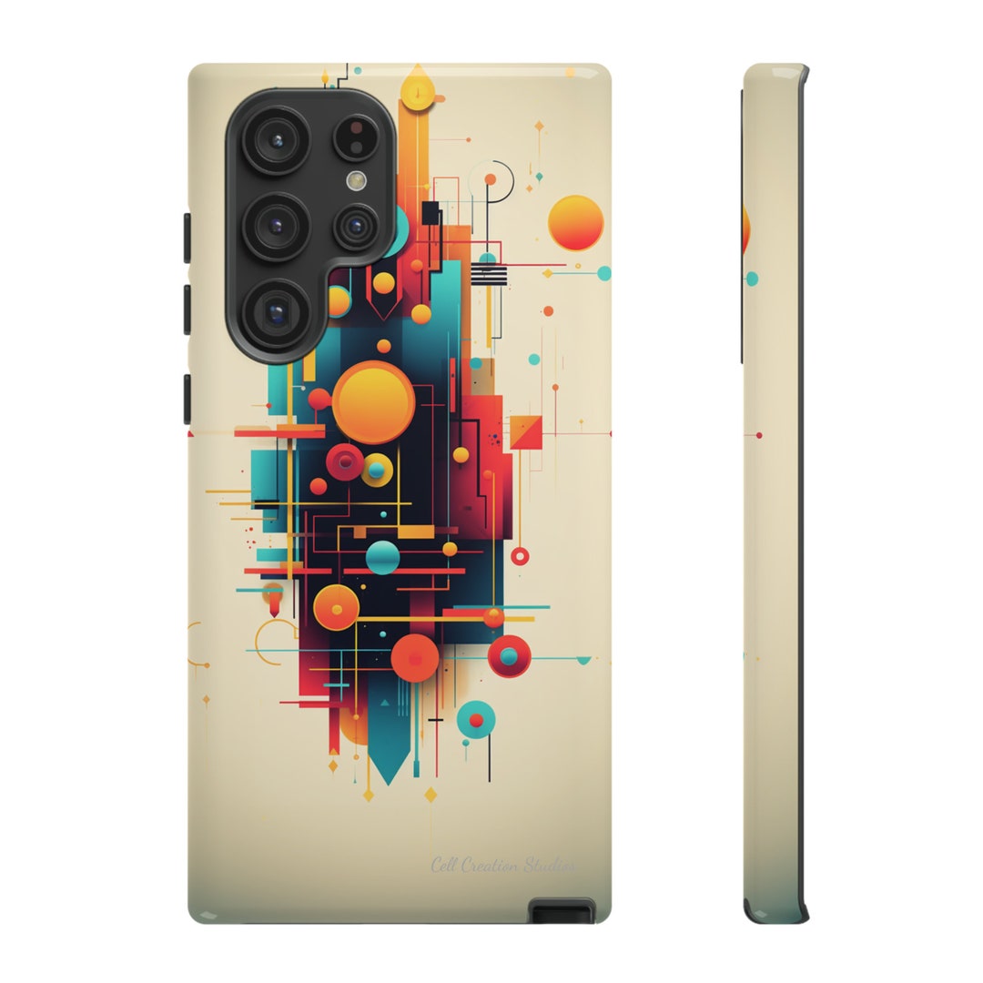 The colorful Geometric Pattern Cell Phone Case - Etsy