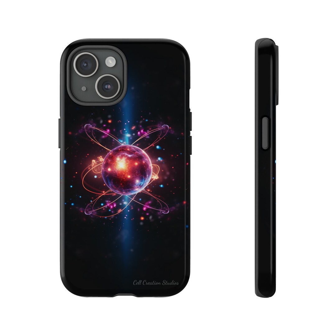 Introducing radiant Atom Fusion Phone Case tough - Etsy